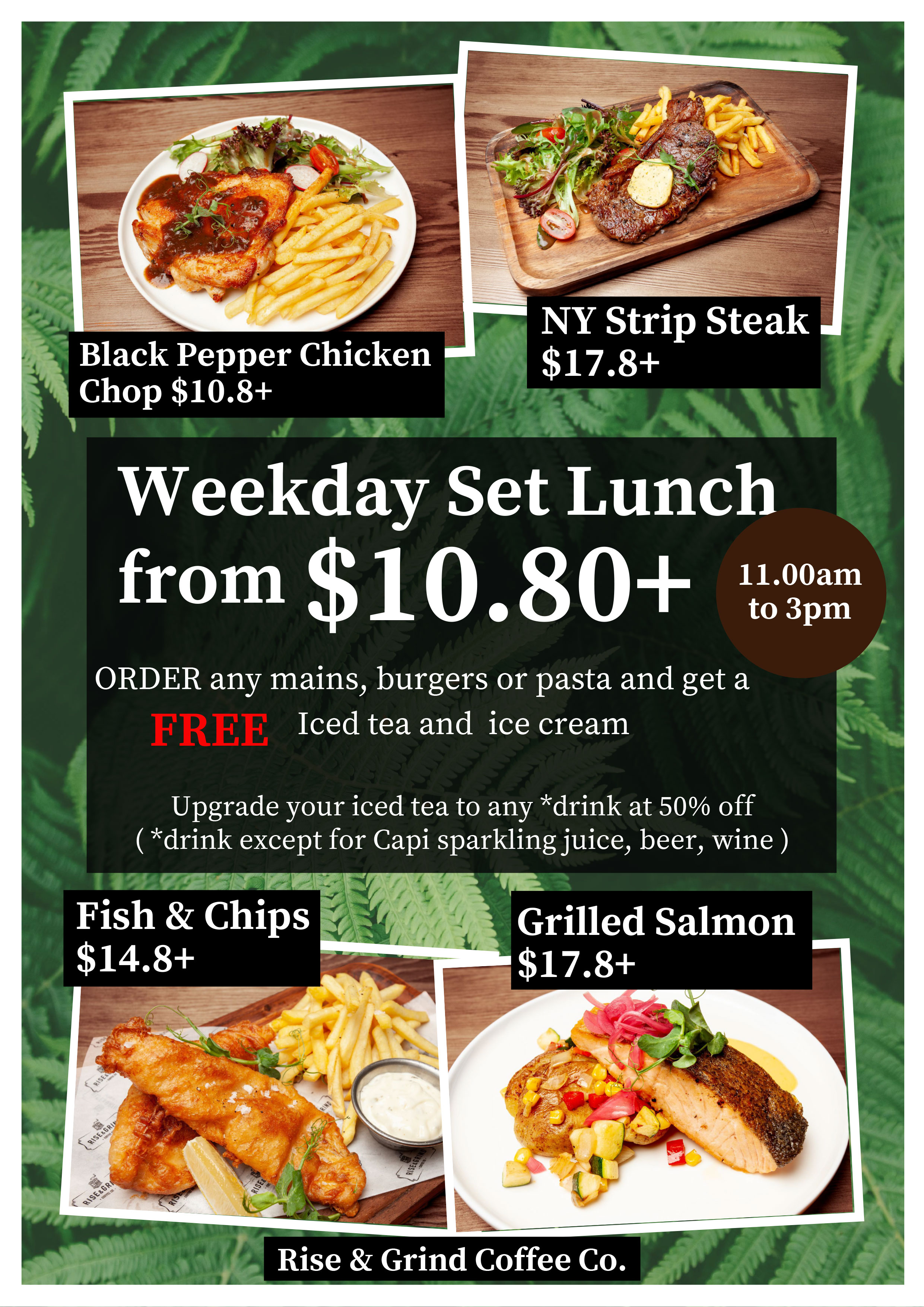 Menu - Rise & Grind Coffee